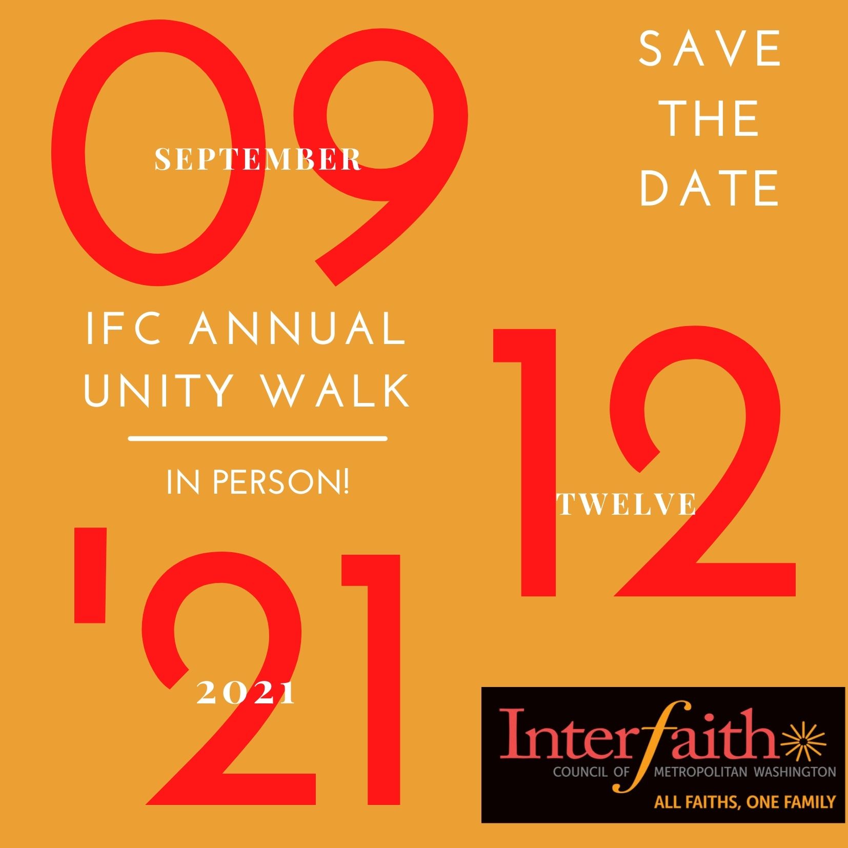 Interfaith Council of Metropolitan Washington : 2021 Unity Walk ...